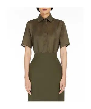 Max Mara Short-sleeve Buttoned Shirt