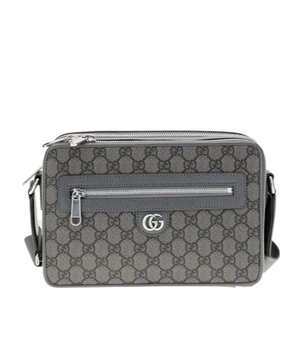 Gucci All-over Patterned Zip-up Shoulder Bag