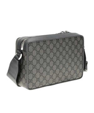 Gucci All-over Patterned Zip-up Shoulder Bag
