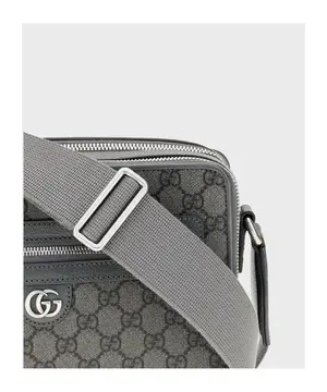 Gucci All-over Patterned Zip-up Shoulder Bag