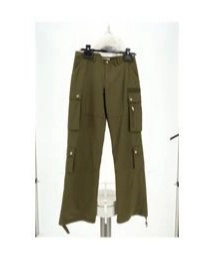 Celine Cargo Pants In Cotton Linen