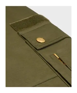 Celine Cargo Pants In Cotton Linen