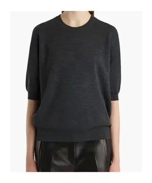 Khaite Faye Wool Sweater - Black