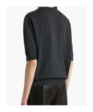 Khaite Faye Wool Sweater - Black