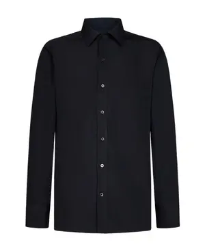TOM FORD Long-sleeved Buttoned Shirt - Black