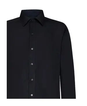 TOM FORD Long-sleeved Buttoned Shirt - Black
