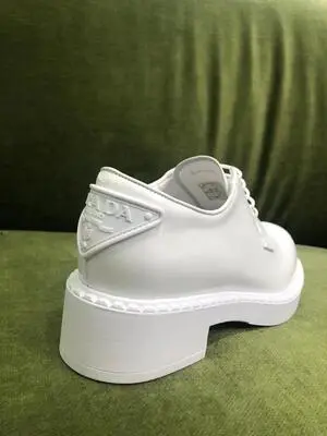 Prada Brushed Leather Derby Shoes