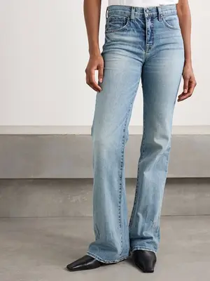 NILI LOTAN Celia High Waist Denim Trousers
