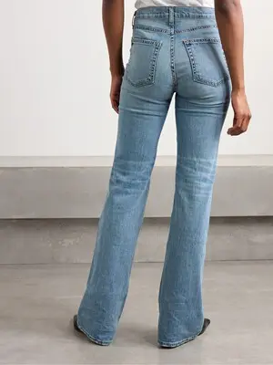 NILI LOTAN Celia High Waist Denim Trousers
