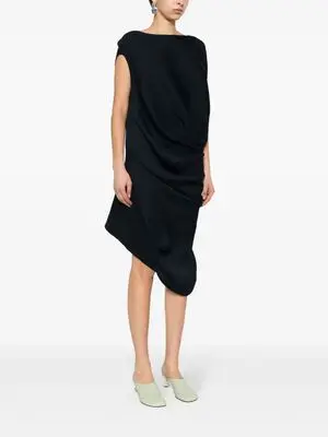 Issey Miyake Asymmetric Sleeveless Dress