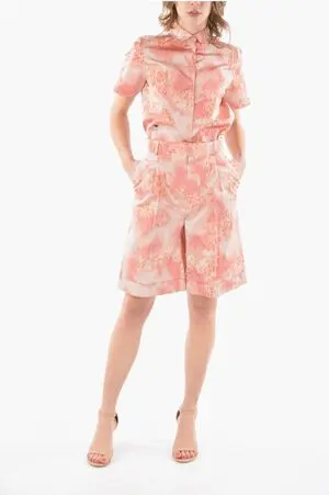 Dior Printed Pleated Shorts