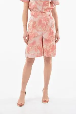 Dior Printed Pleated Shorts