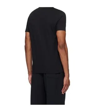 Burberry Logo Patch Crewneck T-shirt - Black