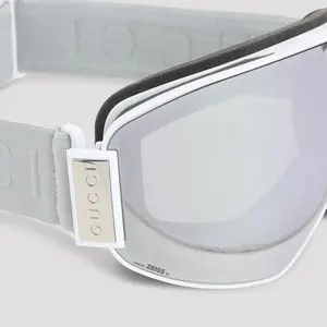Gucci Oversized Logo Ski Goggles - Gray