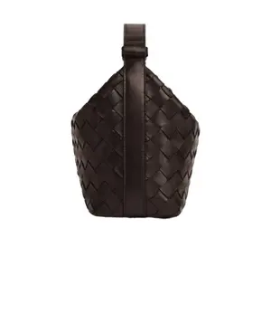 Bottega Veneta Wallace Zipped Shoulder Bag - Fudge