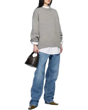 Bottega Veneta Wallace Zipped Shoulder Bag - Fudge