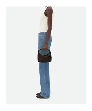 Bottega Veneta Wallace Zipped Shoulder Bag - Fudge