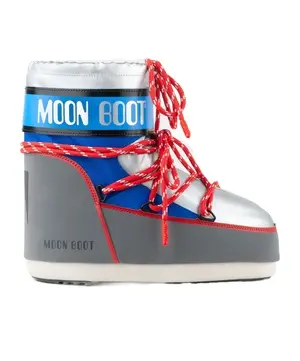 Moon Boot Icon Low Space Racing Boots - Gray