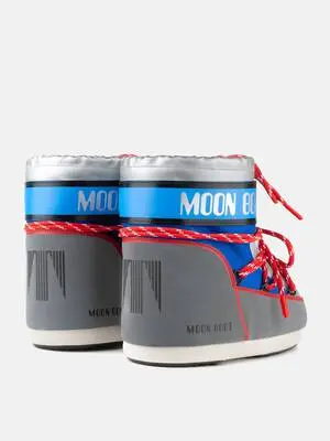 Moon Boot Icon Low Space Racing Boots - Gray