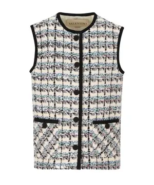 Valentino Garavani Button Detailed Vests For Women