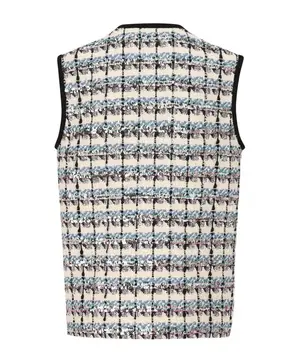 Valentino Garavani Button-up Tweed Gilet