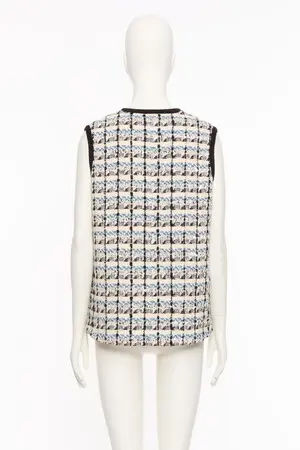 Valentino Garavani Button-up Tweed Gilet