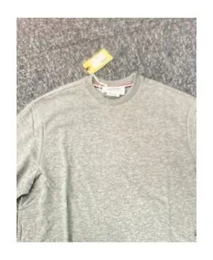 Thom Browne Engineered 4-bar Long Sleeve T-shirt - Light Gray