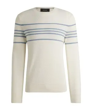 Hugo Boss Striped Knitwear For Men