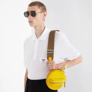 Fendi Logo Embroidered Short-sleeved Polo Shirt