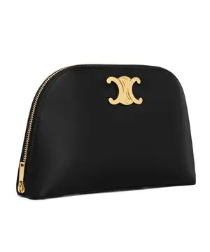 Celine Pouch Triomphe In Shiny Calfskin