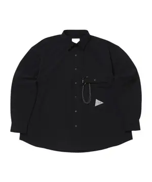 AND WANDER Long-sleeved Overshirt