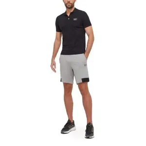 EA7 Logo Lapel Polo Shirt