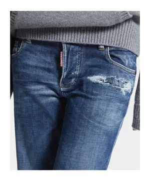 Dsquared2 Medium Wash Perfecto Jenna Jeans - Blue