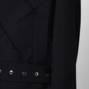 NAMACHEKO Quilted Waist Trench Coat