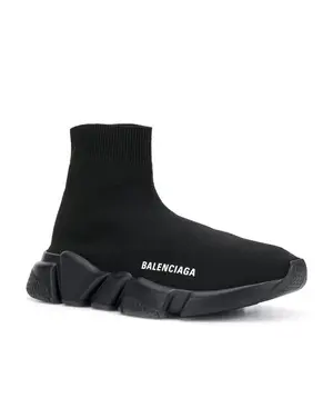 Balenciaga Speed Recycled Sneakers - Black