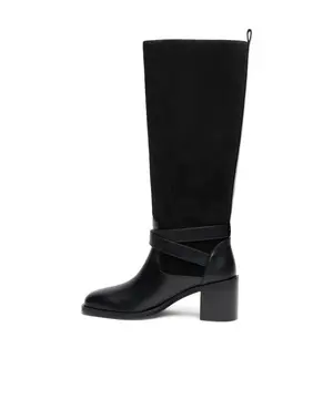 STUART WEITZMAN Round-toe Knee-high Boots With Block Heel