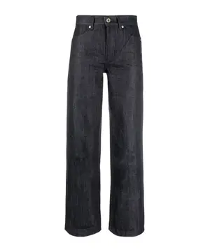 JIL SANDER Logo Patch Straight-leg Jeans