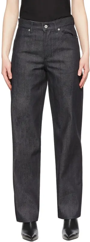 JIL SANDER Logo Patch Straight-leg Jeans