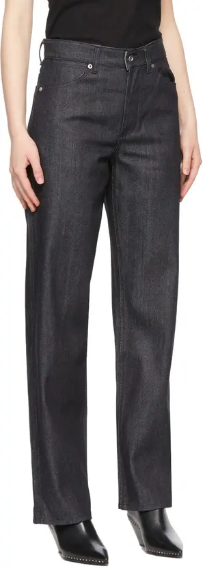 JIL SANDER Logo Patch Straight-leg Jeans