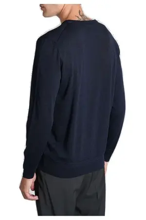 Barena Venezia Ato Crewneck Jumper - Black