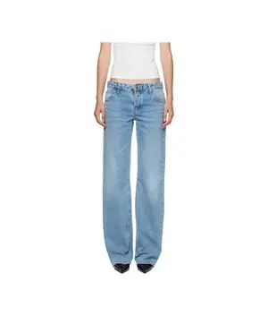 ST. AGNI Faded Five-pocket Jeans
