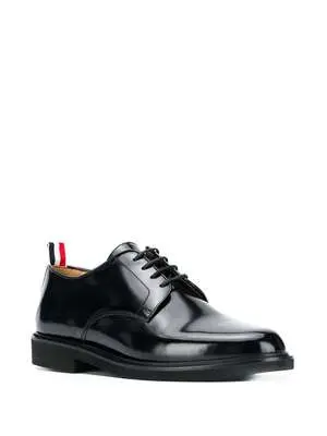 Thom Browne Patent Leather Derby Shoes - Black