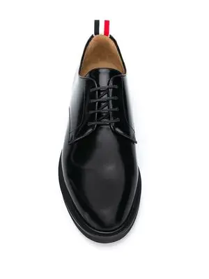 Thom Browne Patent Leather Derby Shoes - Black