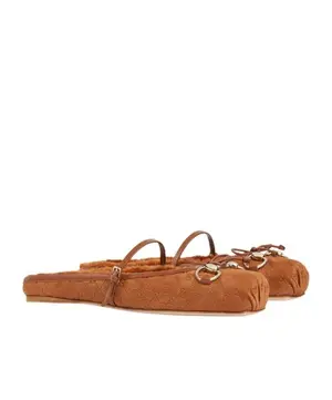 Gucci Horsebit Mules With Bow Detail