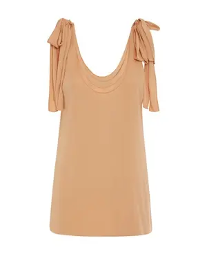 CHLOÉ Chloe Tie-Fastening Tank Top