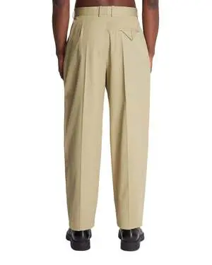 Bottega Veneta Straight Leg Twill Trousers