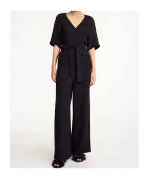 BY MALENE BIRGER V-neck Belted Shirt