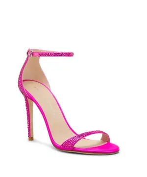 STUART WEITZMAN Embellished Stiletto Sandals