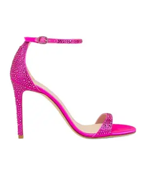 STUART WEITZMAN Embellished Stiletto Sandals