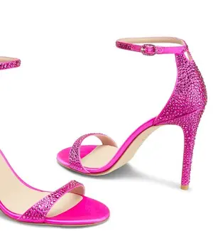 STUART WEITZMAN Embellished Stiletto Sandals